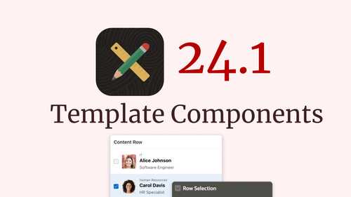Oracle APEX 24.1 Template Component Improvements | Philipp Hartenfeller